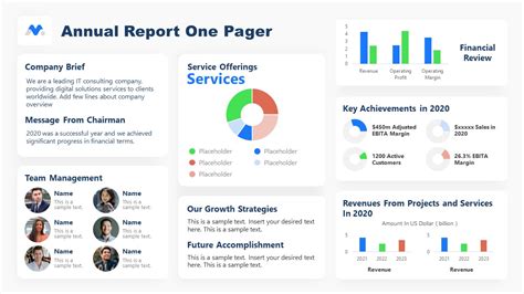 One Pager Slide Template