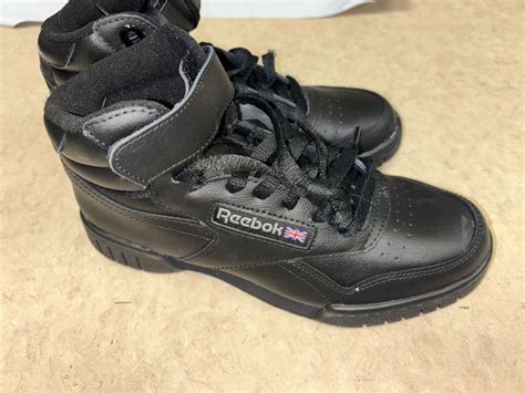 Reebok Mens Ex O Fit Classic Leather Hi Sneaker Styl Gem
