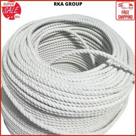 Tali Tambang Kiloan 8mm Tali Kain Kuralon Guralon Kualitas Premium Lazada Indonesia