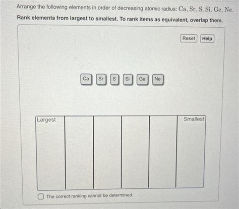 Solved Arrange the following elements in order of decreasing | Chegg.com