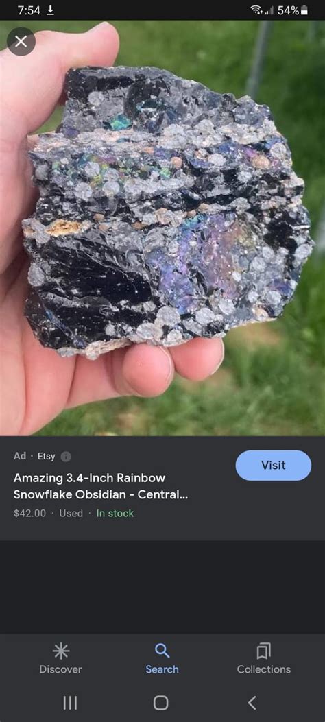 Rainbow Snowflake Obsidian R Lgbt