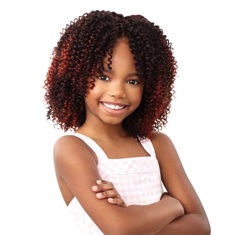 Outre X Pression Lil Looks Synthetic 2x Crochet Braid 4a Kinky 6