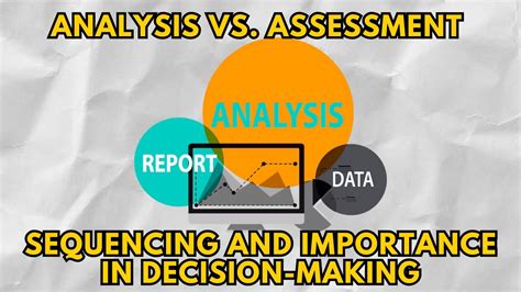 Analysis Vs Assessment Sequencing And Importance In Decision Making Subscribed Fyi
