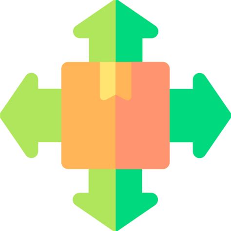 Distribution Basic Rounded Flat Icon