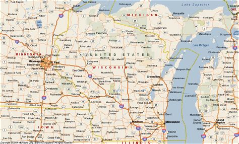 Map Wisconsin To Florida London Top Attractions Map