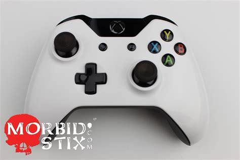 White Xbox One Controller 12 Morbidstix Gallery Since 2007