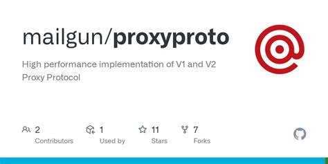 GitHub Mailgun Proxyproto High Performance Implementation Of V And V Proxy Protocol