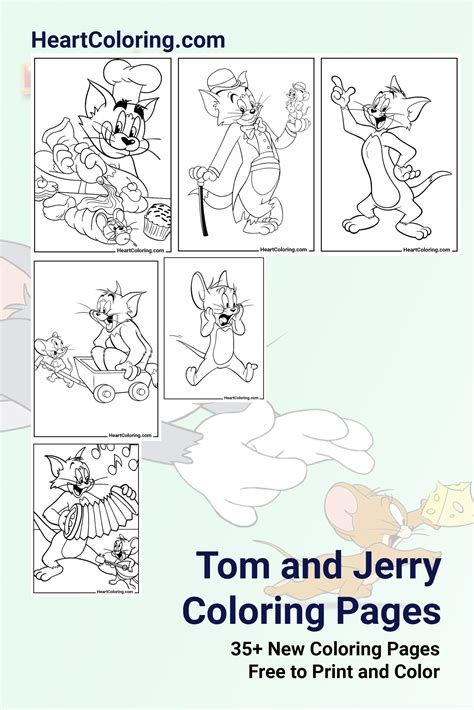 Tom And Jerry Christmas Coloring Pages 2025