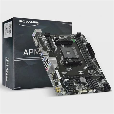Placa Mae Pcware P Amd Ryzen Matx APM A320G 2XDDR4 32GB Hdmi Vga