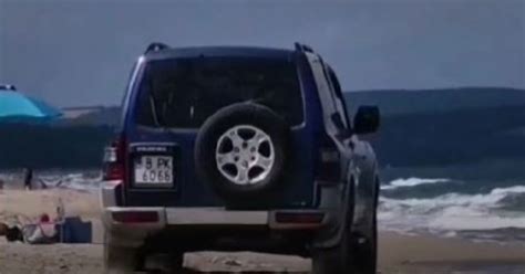 Селяк реши да мине по плажа с джипа си че го мързи да ходи пеш Видео За Жената