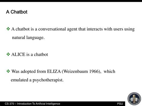 Ppt Projects Project 1 Psu Chatbot Language Aiml Group Omar And Ahmed Powerpoint