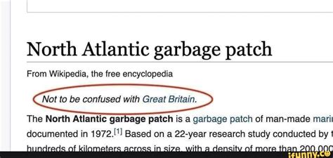 North Atlantic Garbage Patch From Wikipedia The Free Encyclopedia Not