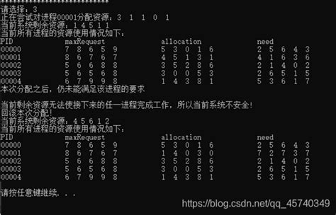 操作系统实验报告（二）银行家算法银行家算法实验报告 Csdn博客
