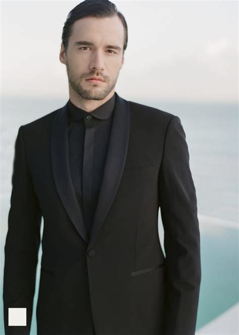 Veste Smoking Sur Mesure Noir Mariage Rives Paris