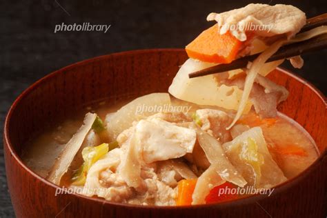 豚汁 写真素材 6986877 フォトライブラリー Photolibrary