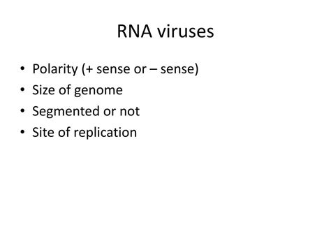 Ppt Rna Viruses Powerpoint Presentation Free Download Id3000472