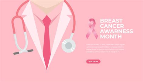 Early Breast Cancer Detection Illustrations Royalty Free Vector
