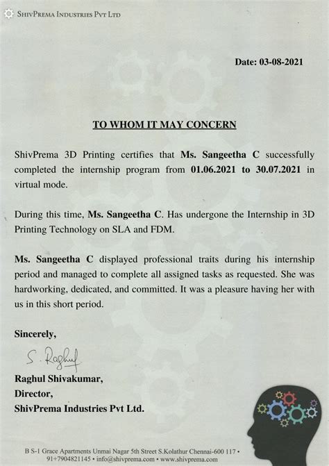 sangeetha c on linkedin internship