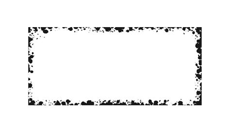 กรอบการสาดหมึกกรันจ์สี่เหลี่ยมผืนผ้า สเปรย์กราฟฟิตีลายฉลุแม่แบบชายแดน ภาพประกอบสต็อก ดาวน์โหลด