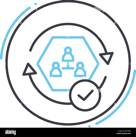 Effectiveness Line Icon Outline Symbol Vector Illustration Concept Sign Stock Vector Image