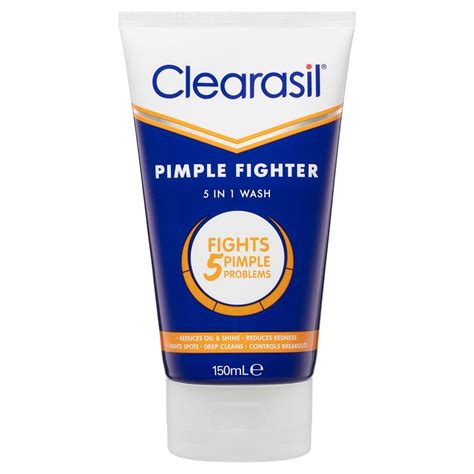 Buy Clearasil Pimple Fighter 5 In 1 Wash 150ml Mydeal Australia