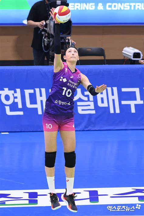 김연경 노련하고 안정적인 서브 포토 나무뉴스
