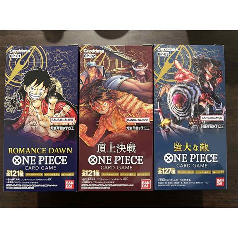 オンライン正規店 ワンピースカードゲーム Romance Dawn頂上決戦、強大な敵3box