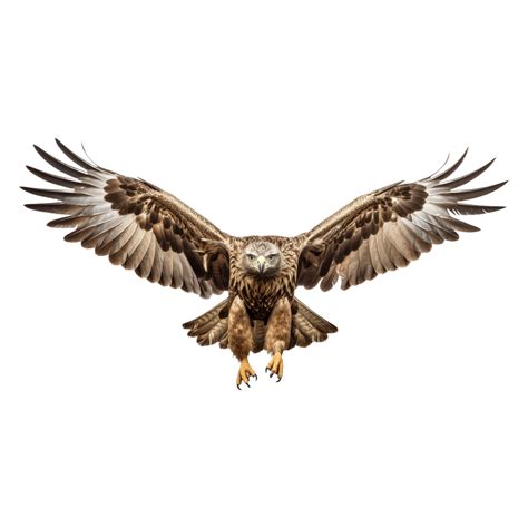 AI Generated Flying Eagle On Transparent Background Ai Generated