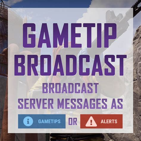 GameTipBroadcast Rust Plugin Lone Design