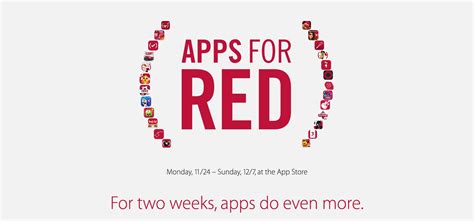 Apple Launches Red App Store Promotion Donating Proceeds To Fight