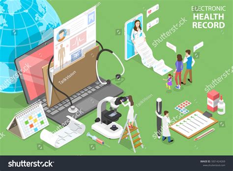 Electronic Health Records Diagram