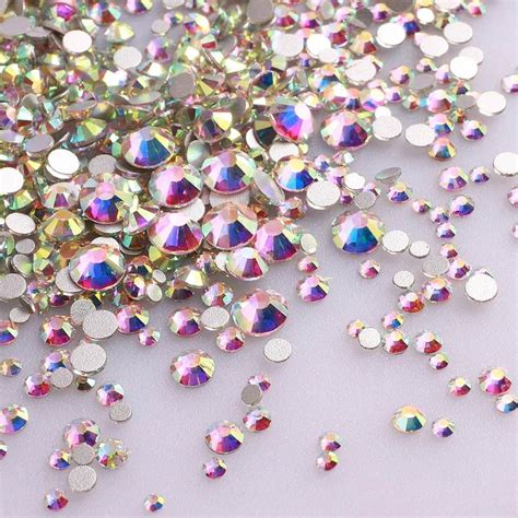 Color Crystal AB Size Mix Sizes SS4 SS20 Quantity About 1440PCS Bag