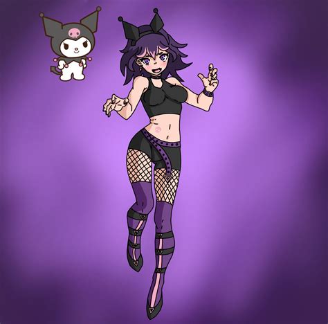 Human Kuromi By Yousuckthiscock On Deviantart