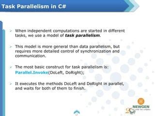 Dot Net Parallelism And Multicore Computing PPT