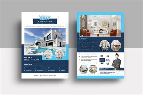 Real Estate Flyer Template Ms Word Canva And Photoshop Template Instant
