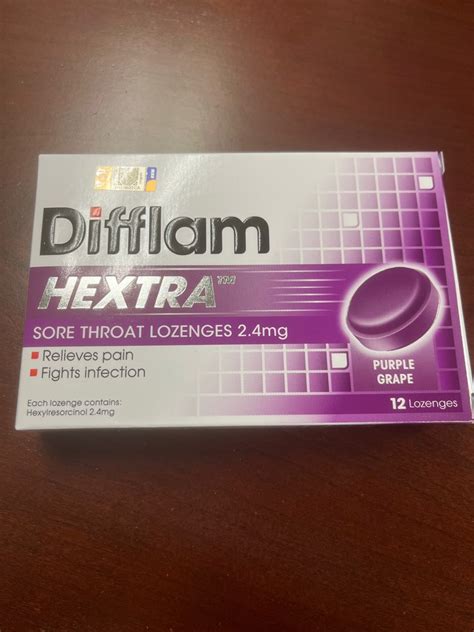 Difflam Extra Lozenges Health And Nutrition Health Supplements Vitamins And Supplements On Carousell