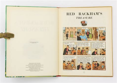 The Adventures Of Tintin Red Rackhams Treasure HergÉ Georges Prosper Remi