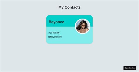 React Props Practice Forked Codesandbox