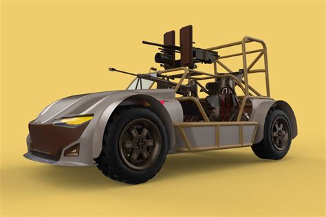 Desert Patrol Vehicle Military Dpv Dune Buggy Model Turbosquid 2210841