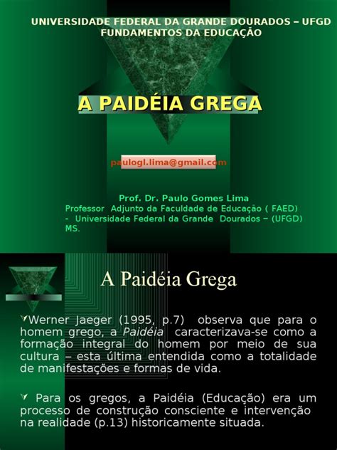 Paideia Grega Pdf