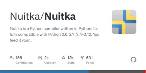 Francisco Leite On Linkedin Github Nuitkanuitka Nuitka Is A Python Compiler Written In Python