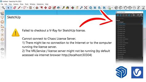 Failed To Checkout A V Ray For Sketchup License YouTube