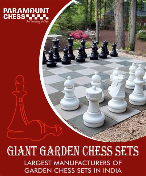 Paramount 3 Feet Giant Chess Set Premium Frp Life Size Outdoor Chess