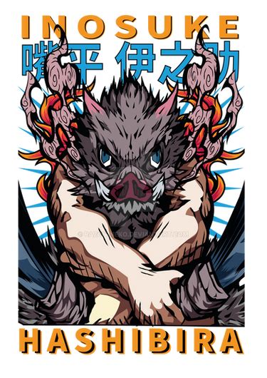 Inosuke Demon Slayer By Razon Neko On Deviantart