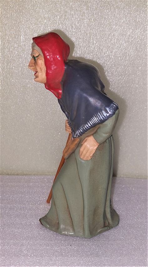 Witch Papier Mâché Figurine From Marolin Germany Etsy
