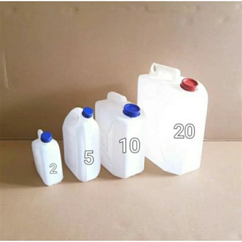 Jual Jerigen 20 Liter Jerigen 10 Liter Jerigen 5 Liter Jerigen 2 Liter Jerigen Baru Bersih Bahan
