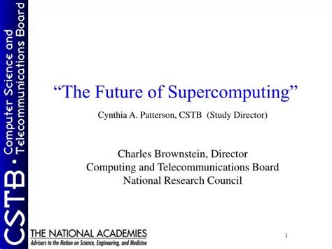 Ppt The Future Of Supercomputing” Powerpoint Presentation Free Download Id4117241