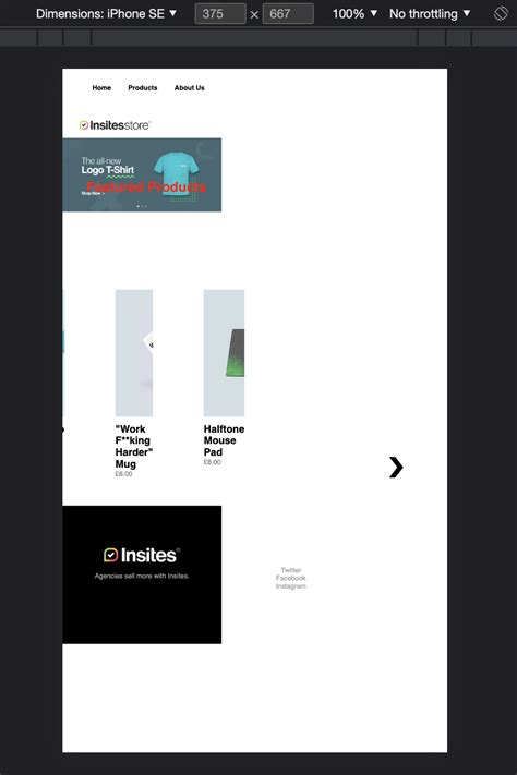 Bug Website Incorrectly Breaks Out Of The Viewport Using Iphone