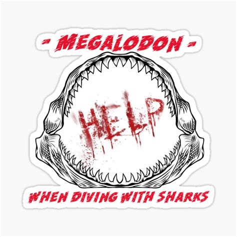 Megalodon Sticker For Sale By Phillie717 Redbubble