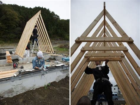 Koji Kakiuchi Gassho Japanese Architect Simple Cabin Flower Bed